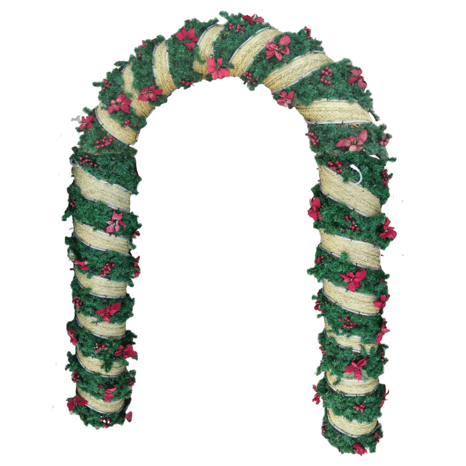 Pórtico/Arco navideño iluminado - Artesanía San José